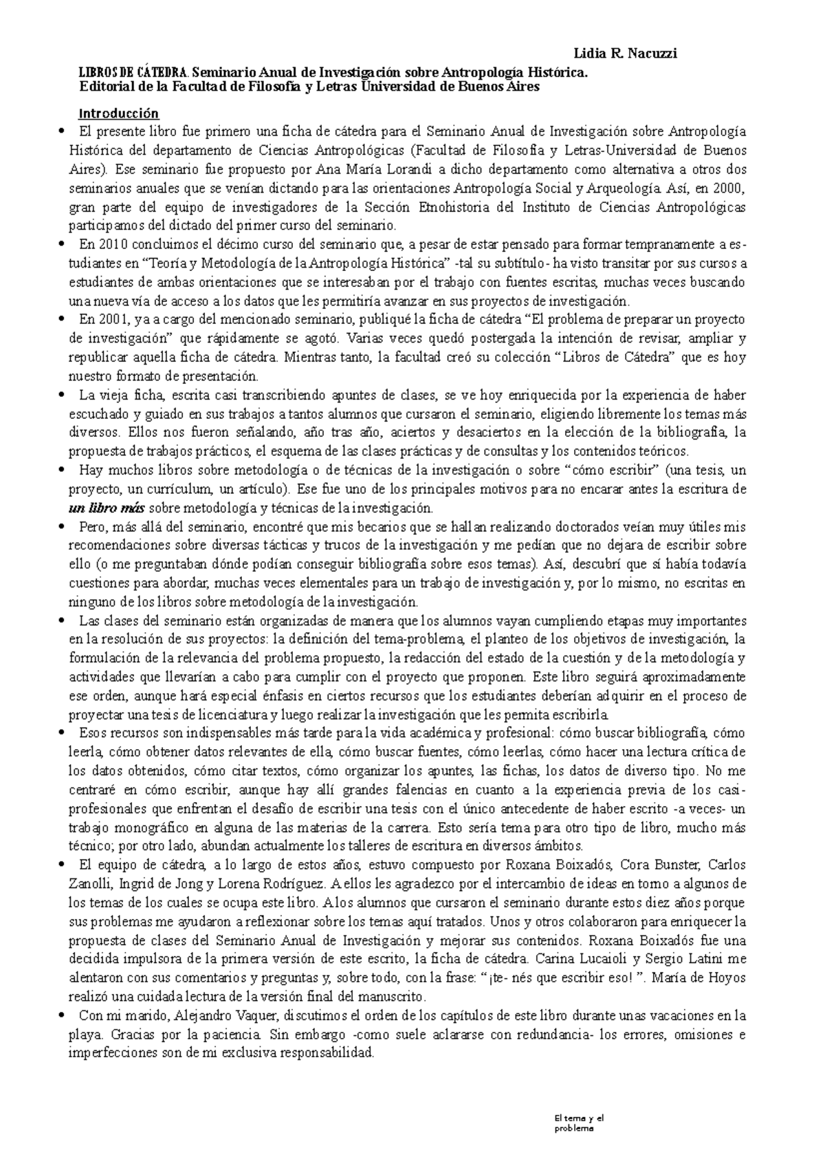 Lidia R. Nacuzzi Los mecanismos de estudio - Principios básicos de entrenamiento en la - Studocu