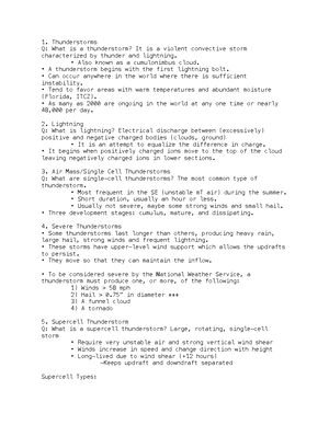 3040 Severe Weather Worksheet - Weather & Atmosphere GEOLOGY 3040 ...