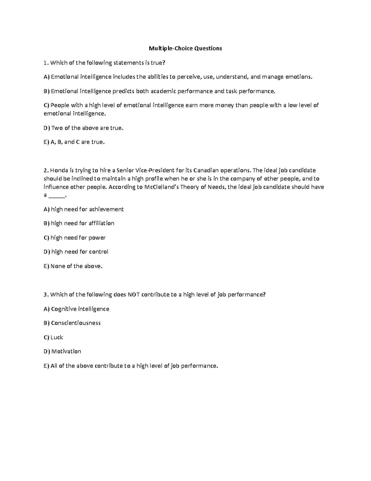 Exam Questions And Answers Warning Tt Undefined Function 32 Multiple Choice Questions