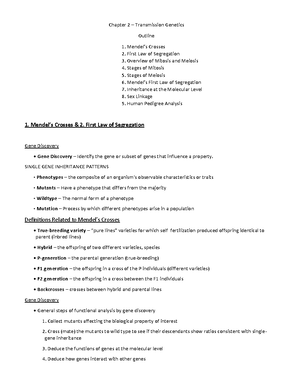 Chapter 1 - Genetic Revolution - Chapter 1 – The Genetics Revolution ...
