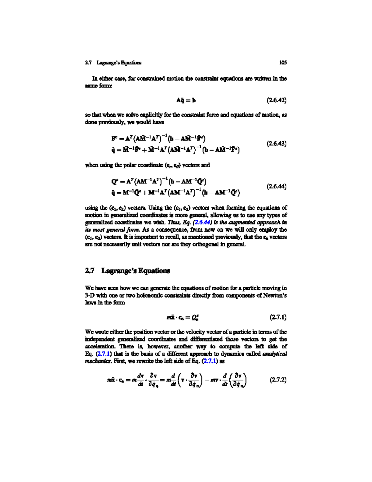 Chapter 2- Dynamics of a Particle(Part 6) Essay - Dynamic of Rigid ...