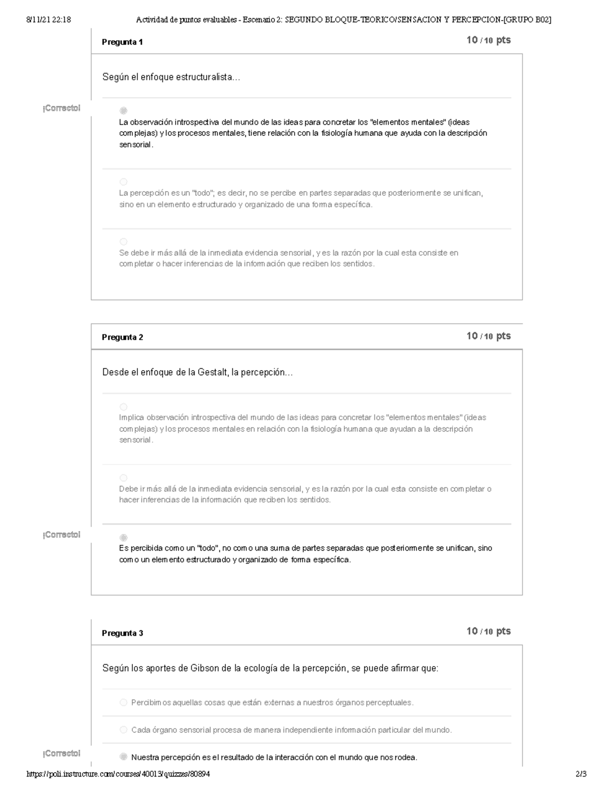 Quiz 1 Sensacion Y Percepcion - 8/11/21 22:18 Actividad de puntos ...