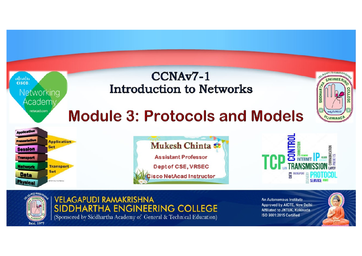 Protocols and Reference Models-CCNAv 7-1 Module-3 - Computer Networks ...