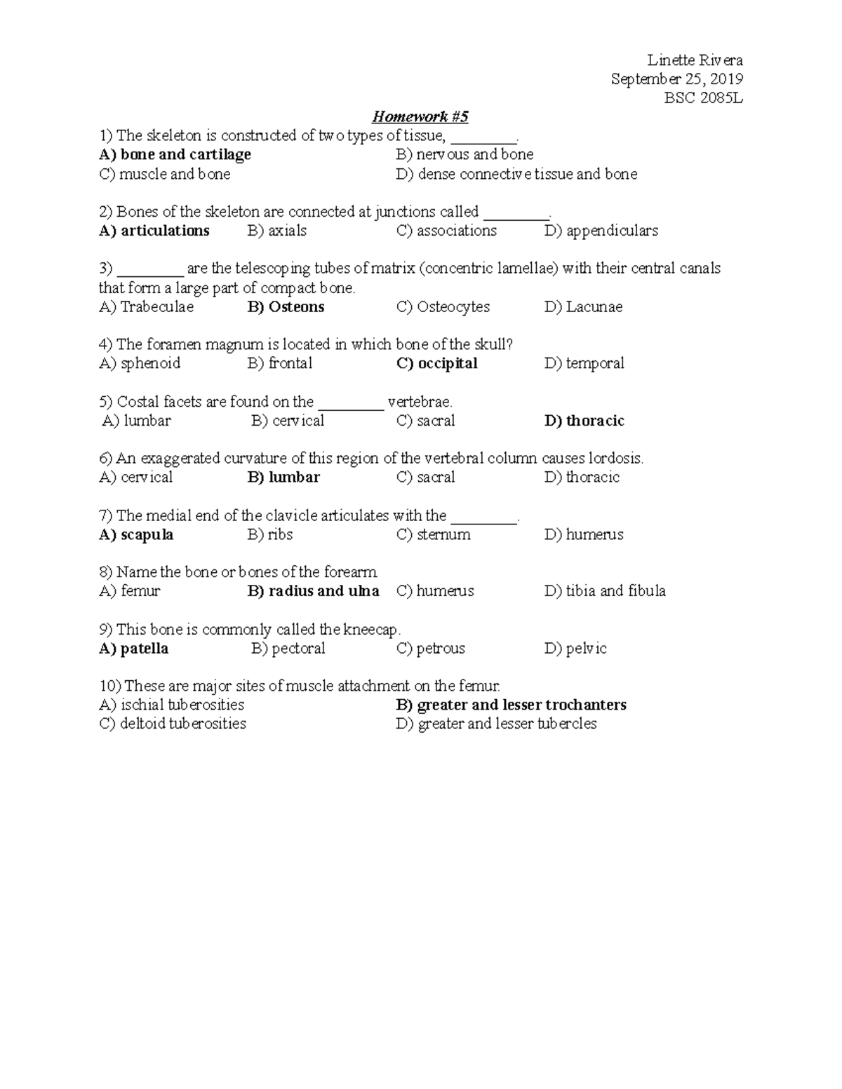 Homework #5 - gfvb,.n - Linette Rivera September 25, 2019 BSC 2085L ...