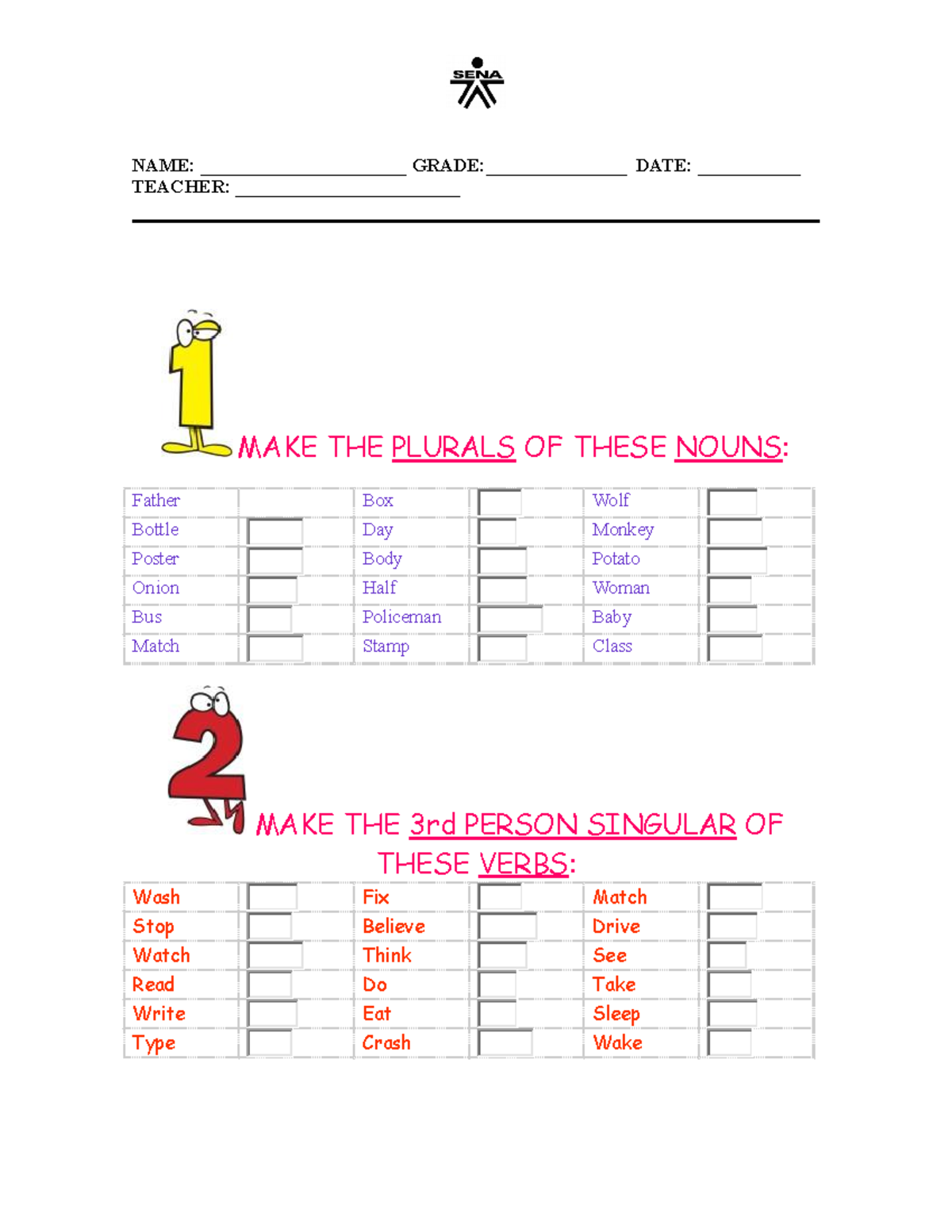 Snesnies 49649 b8816a89d2 - NAME: ______________________ GRADE ...