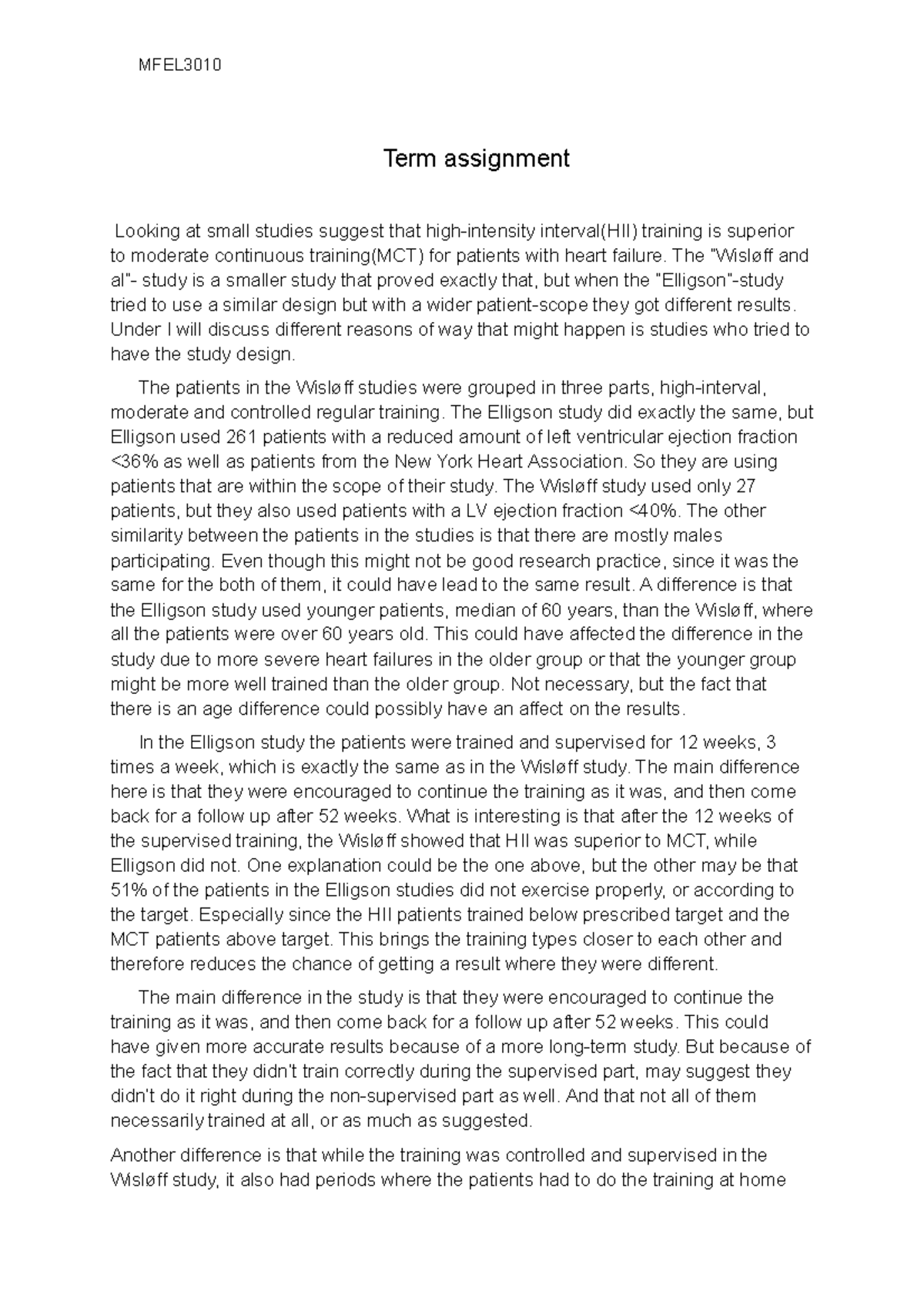 Midt Term Assignment - MFEL3010 Term assignment Looking at small ...