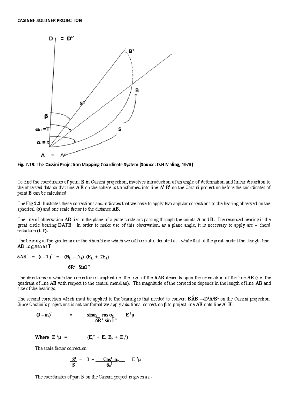 Casinni UTM Projections 07102021 - CASINNI- SOLDNER PROJECTION Fig. 2 ...