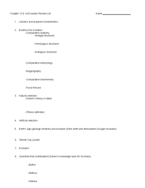 Evolution Webquest - Name: ____________________________________ Date: ______________ Evolution ...