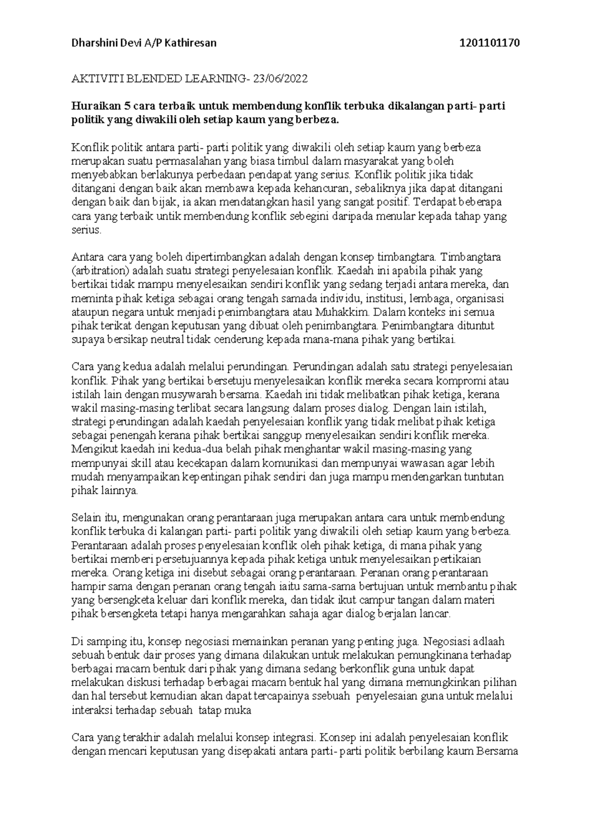 BL- 23:06:2022 - hope this helps you - Dharshini Devi A/P Kathiresan ...