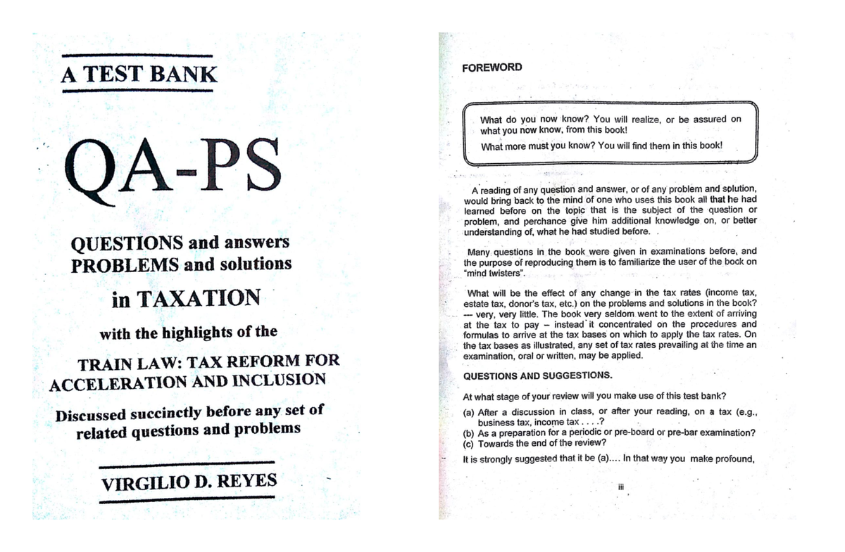 TAX Train Law by Reyes - Accounting - Studocu