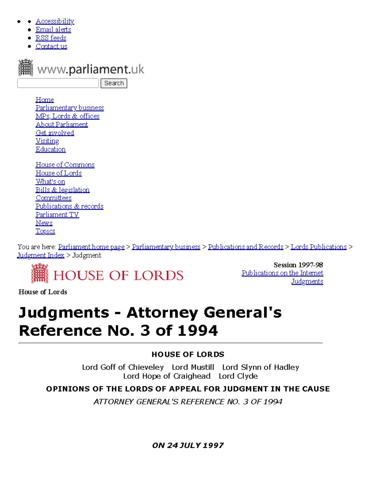 5. Attorney General's Reference No. 3 of 1994 - Accessibility Email ...