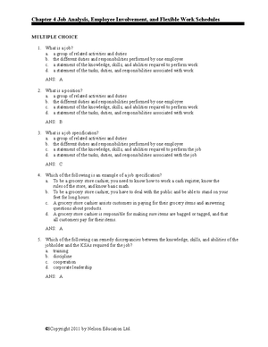 Sample/practice exam, questions and answers - Chapter 2 Strategy and ...