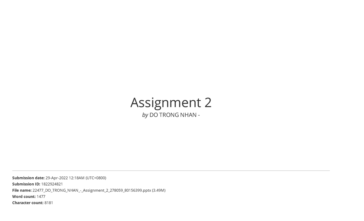 Assignment 2 - Principles of Marketing - Studocu