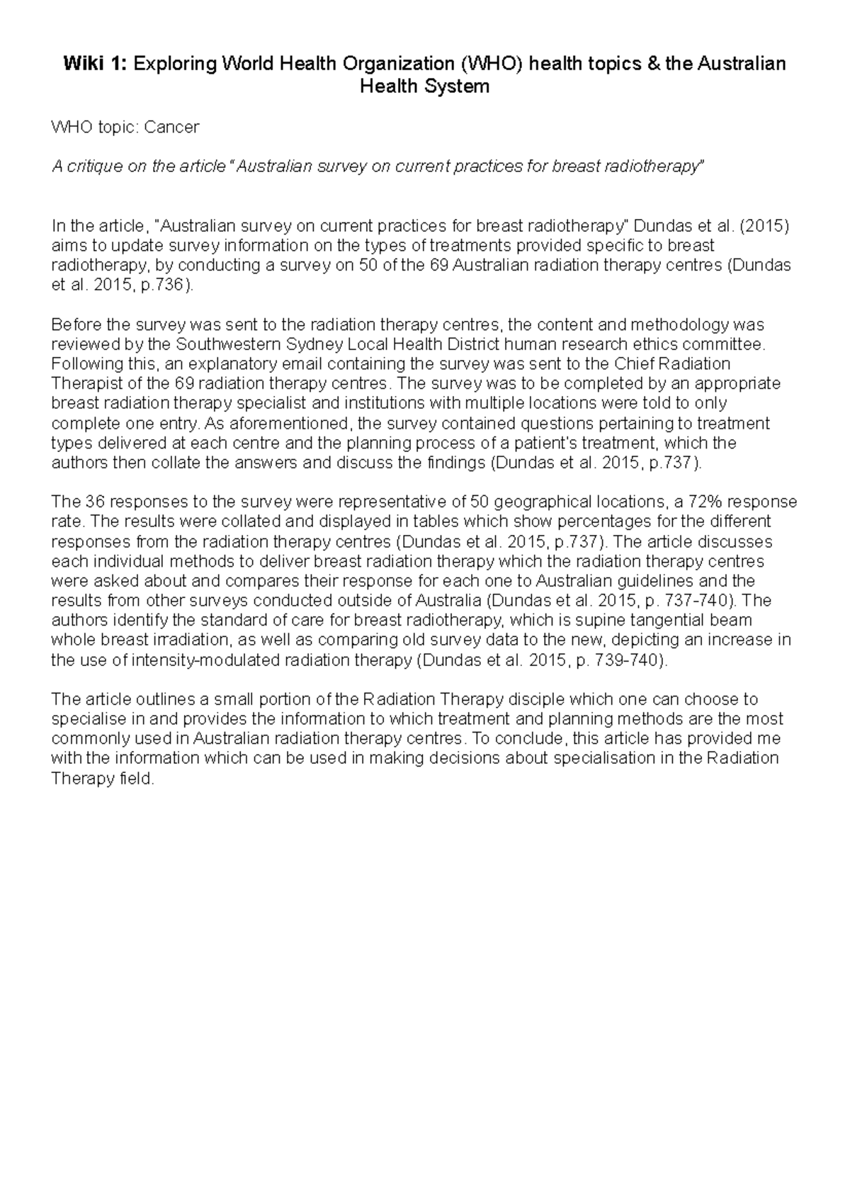 Wiki 1 + 2 + 3 + 4 - Collation of 4 wikis for Radiation Therapy - Wiki ...