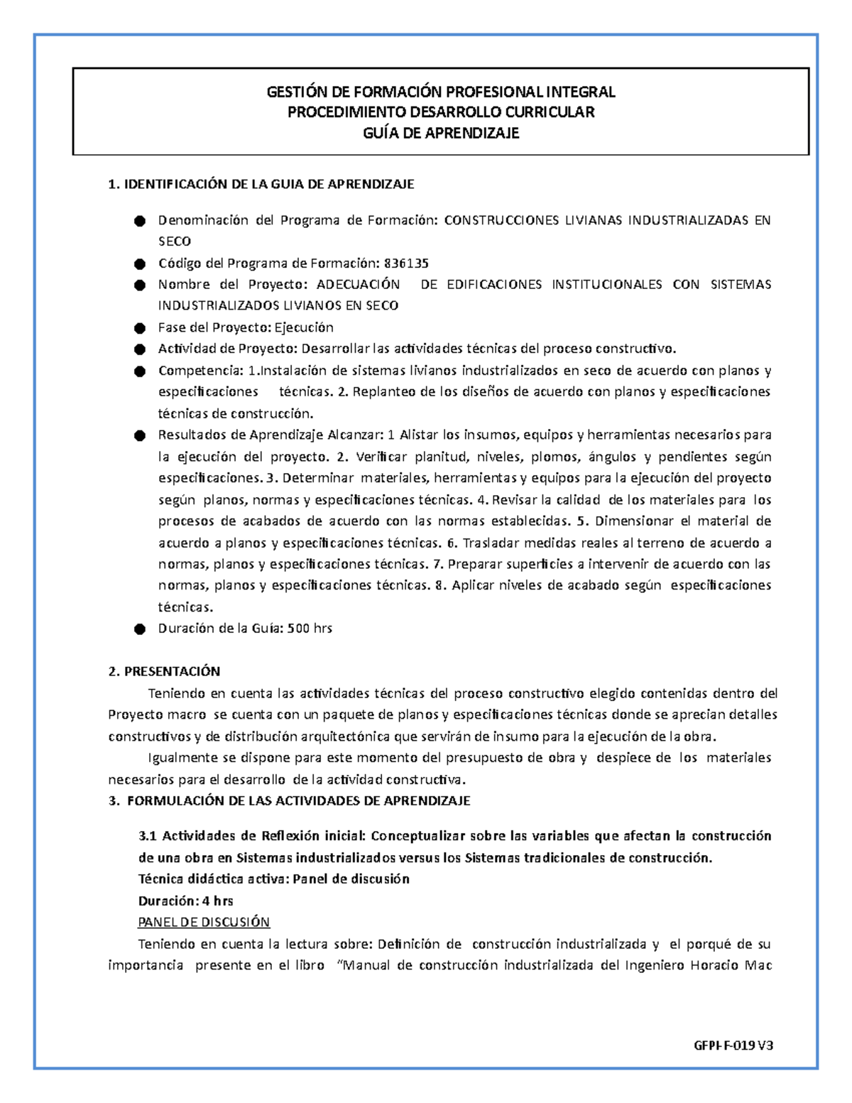 3. GFPI-F-019 GUÍA Técnica Instalación Ejecución - GESTIÓN DE FORMACIÓN PROFESIONAL INTEGRAL ...
