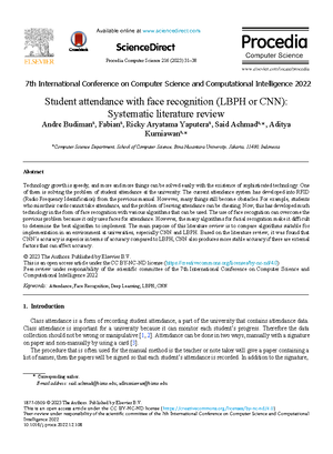 Attendance Management System using Facial Recognition - Attendance ...