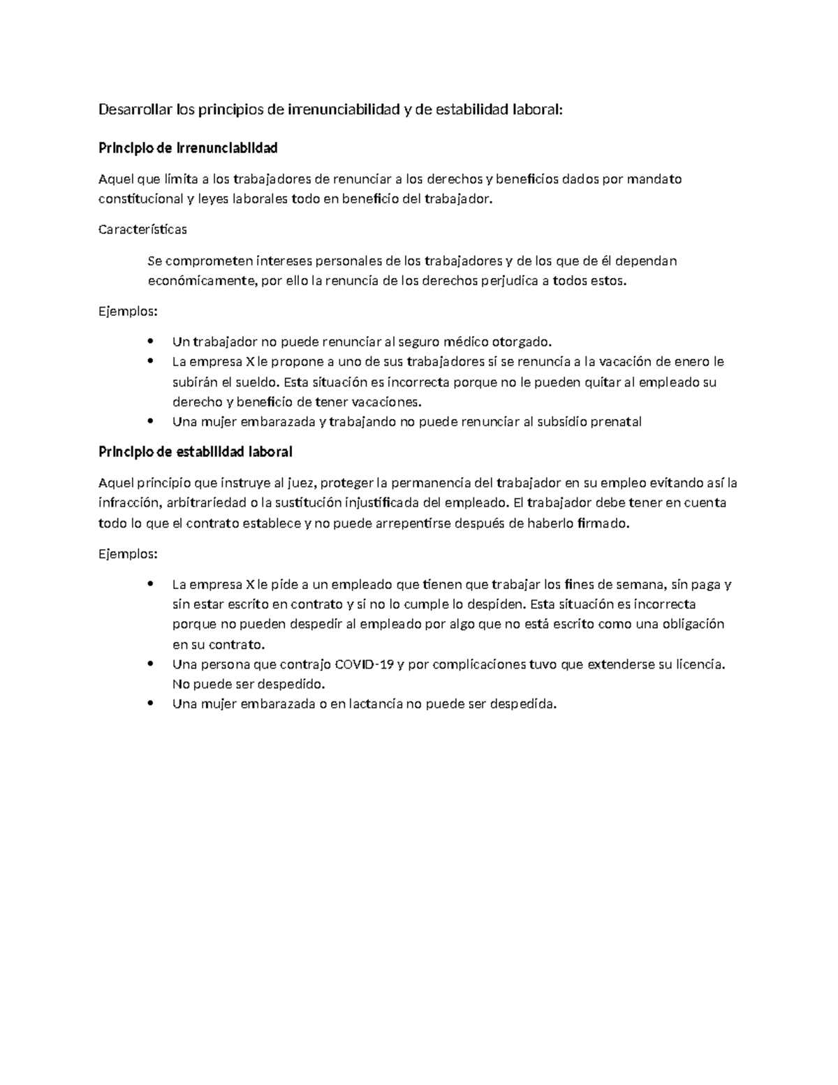 Recuperatorio - Apuntes principios - Desarrollar los principios de ...