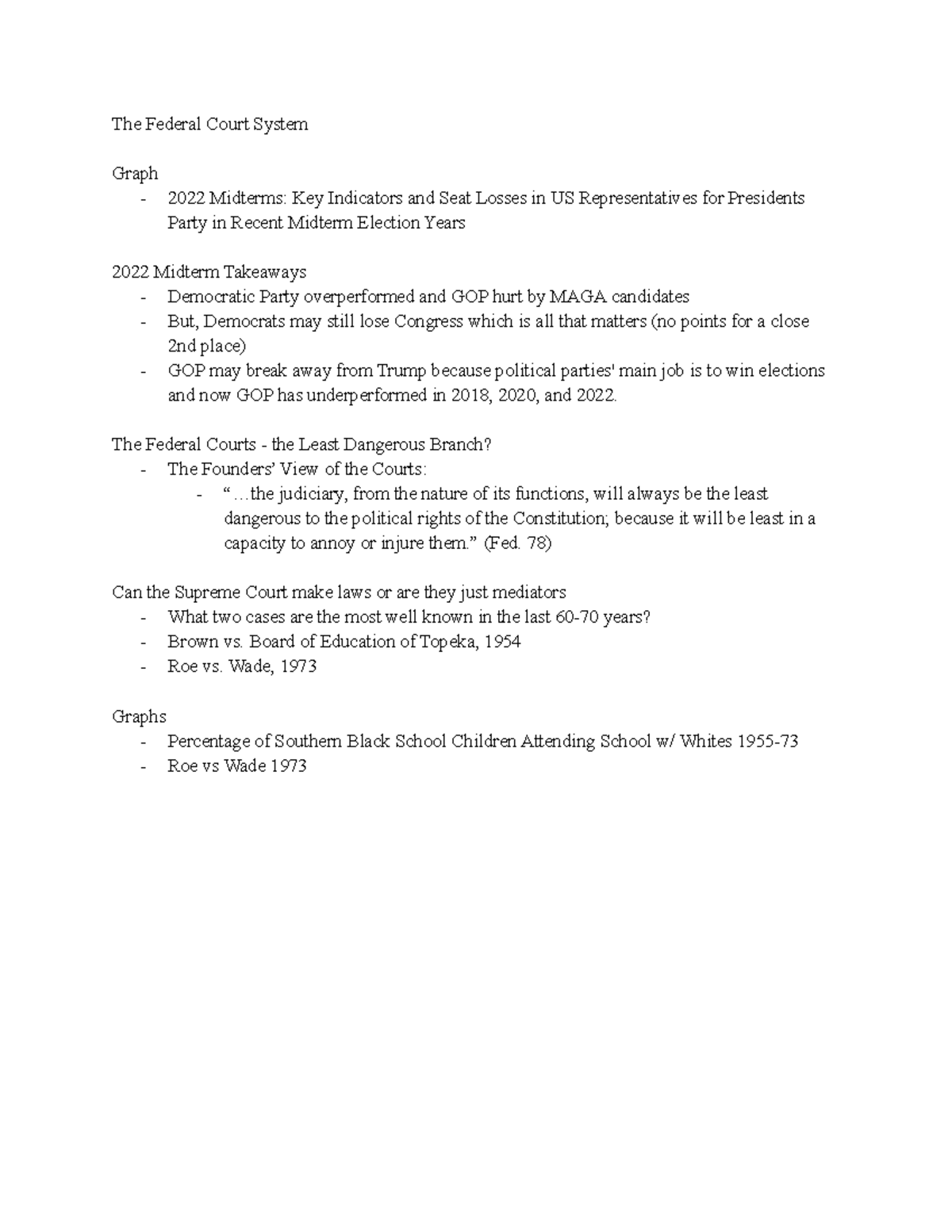 The Federal Court System - The Federal Court System Graph - 2022 ...