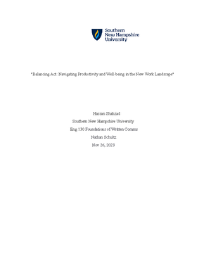 ENG 130 Module Four Preliminary Introduction - ENG 130 Module Four ...