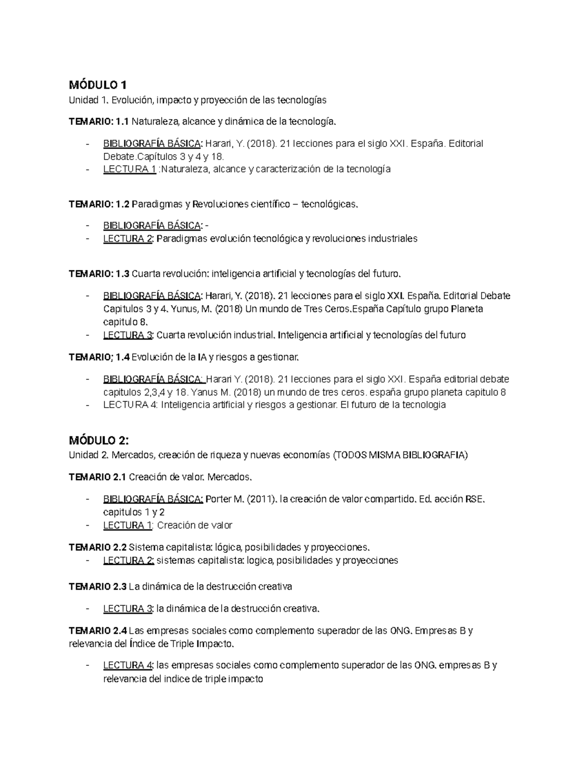 Tec, hum y mg - resumen modulo 1 y 2 tecnologia hum y mg - MÓDULO 1 Unidad 1. Evolución, impacto ...