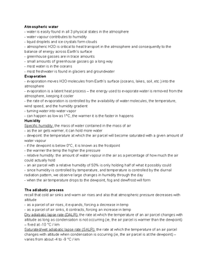Geog 120 Notes - Geography 120 Notes Chapter 1: Earths Principle ...