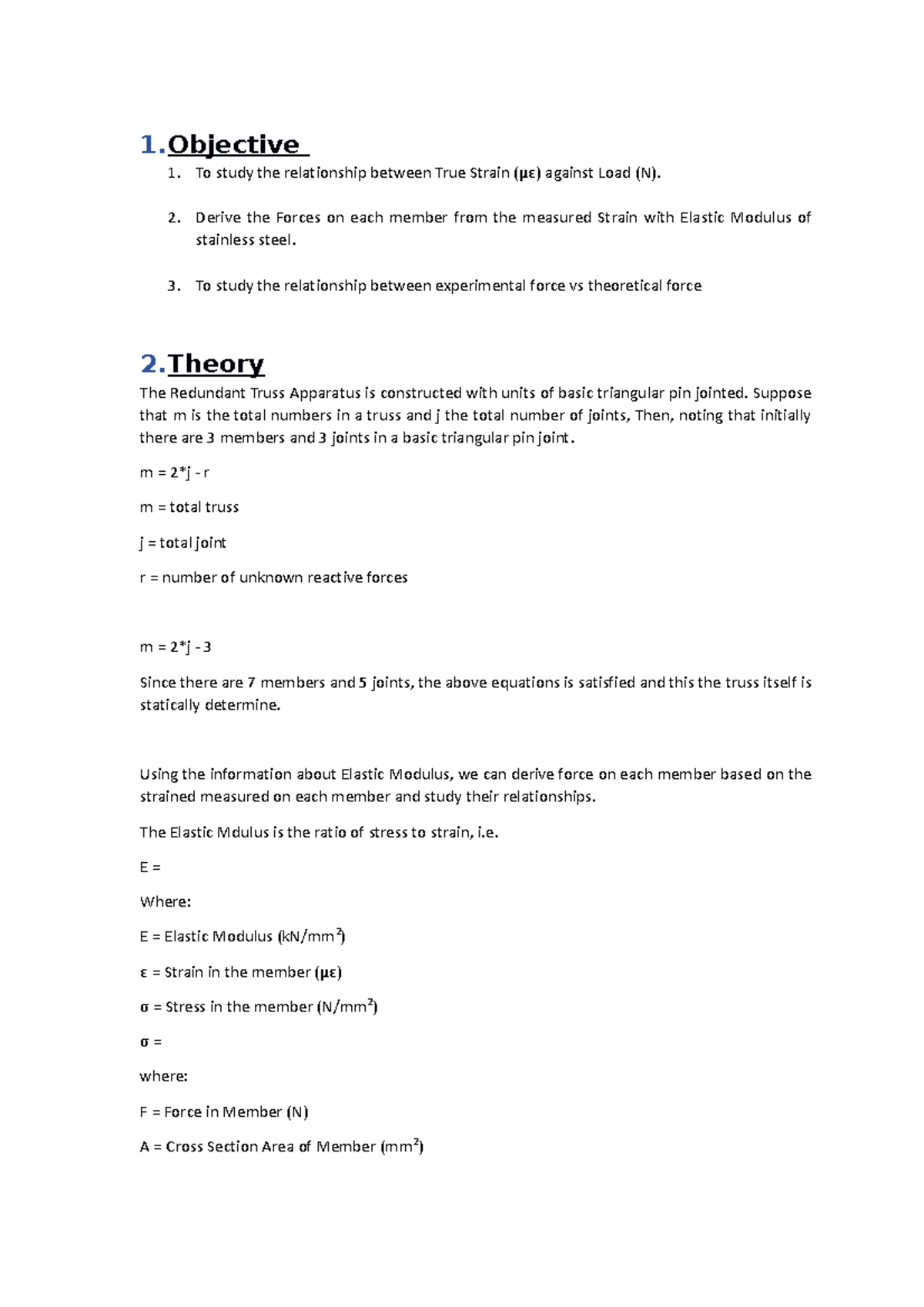 FE1073 C2 Final Lab Report - 1 To study the relationship between True ...