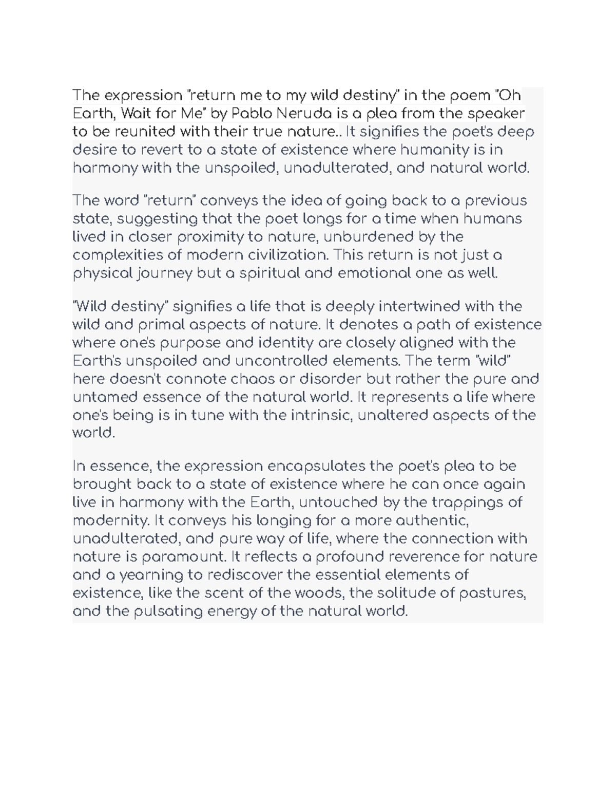 Return me to my wild destiny kashmir university what does wild destiny ...