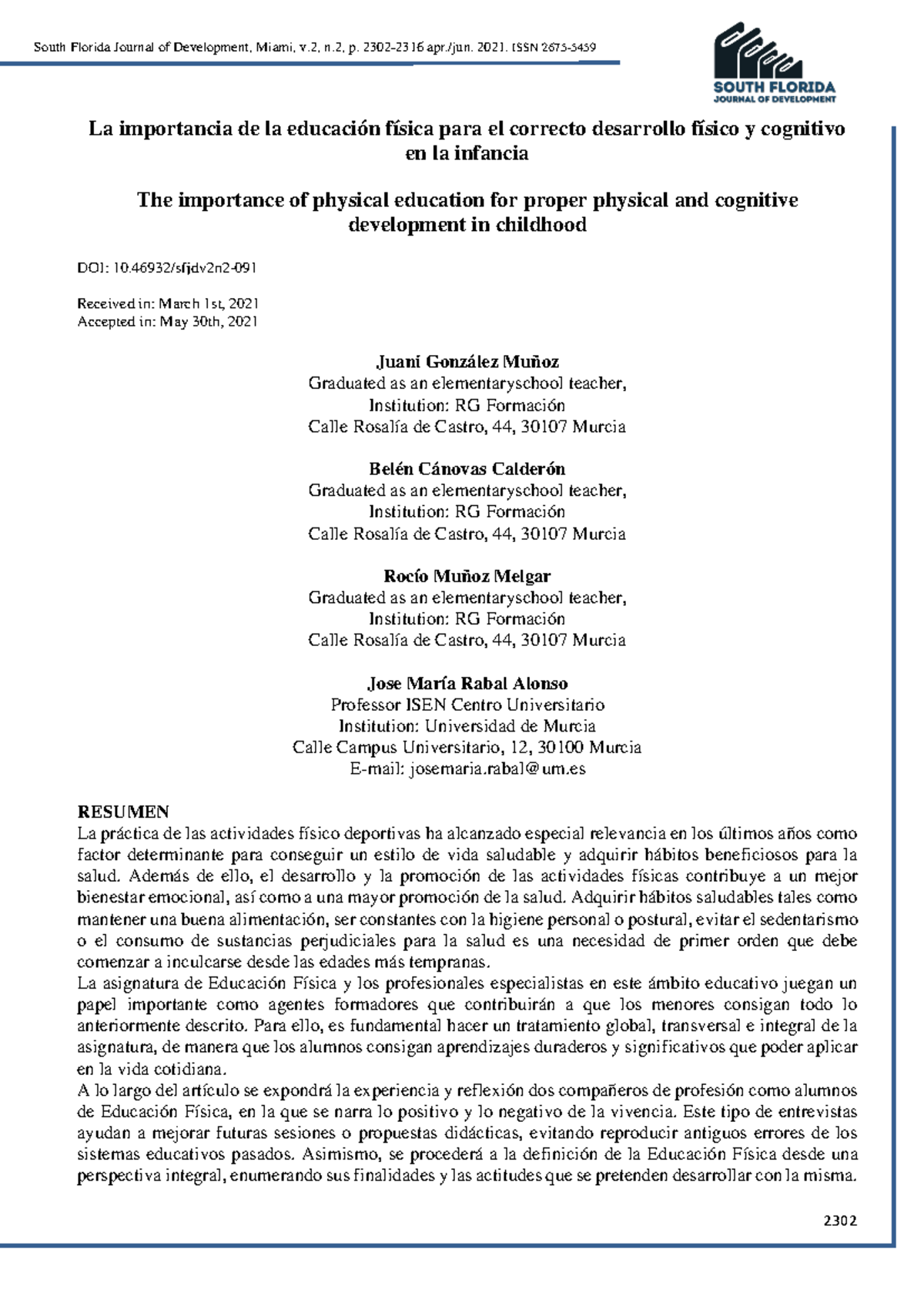 Editor sfjd,+Art.+091+SFJD - La importancia de la educación física para ...