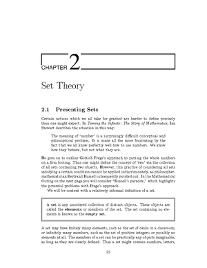 An Introduction to Elementary Set Theory - We will learn the basic ...