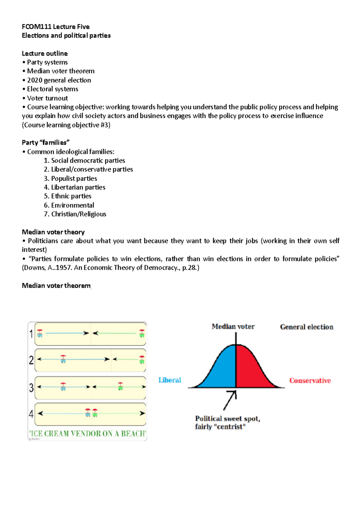 FCOM111 Lecture 5 - Level 100 notes - FCOM111 Lecture Five Elections ...