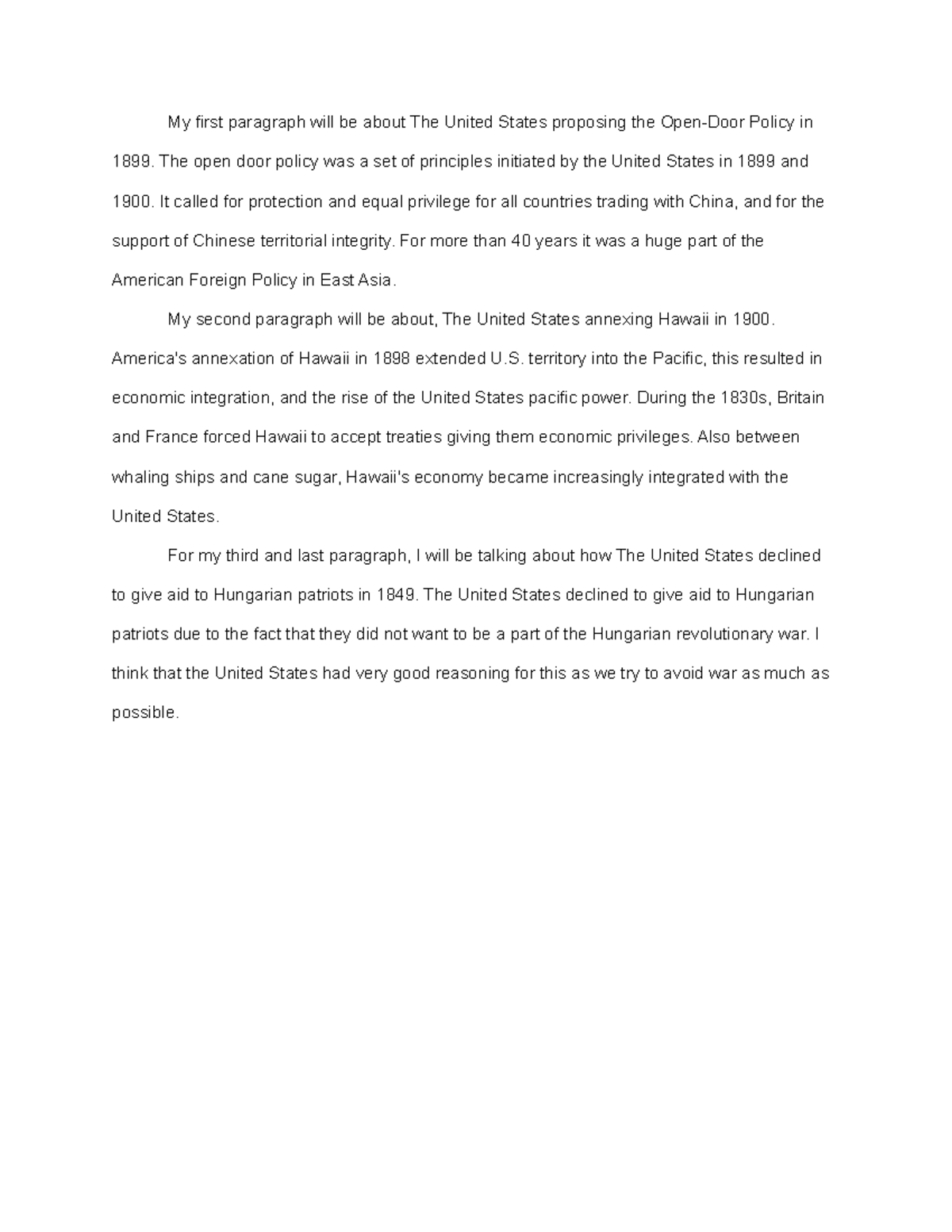 Lovely o/akakdjhdfhf - My first paragraph will be about The United ...