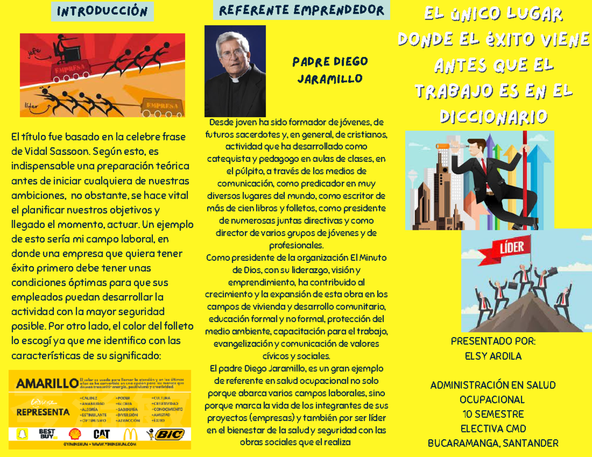 Electiva CMD - .......................... - Desde joven ha sido formador de jóvenes, de futuros ...