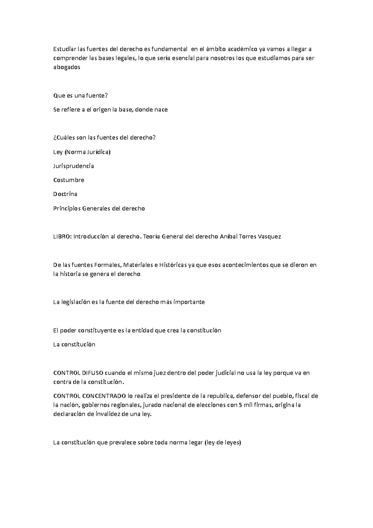 Fuentes DEL Derecho - gfgff - Estudiar las fuentes del derecho es ...