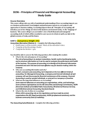 Task 1 Of Innovative and Strategic Thinking Pass - D081 - WGU - Studocu