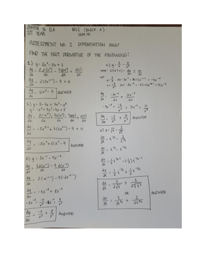 Basic Cal 11 Mod7 - Basic Calculus Quarter 3 – Module 7: Rules of ...