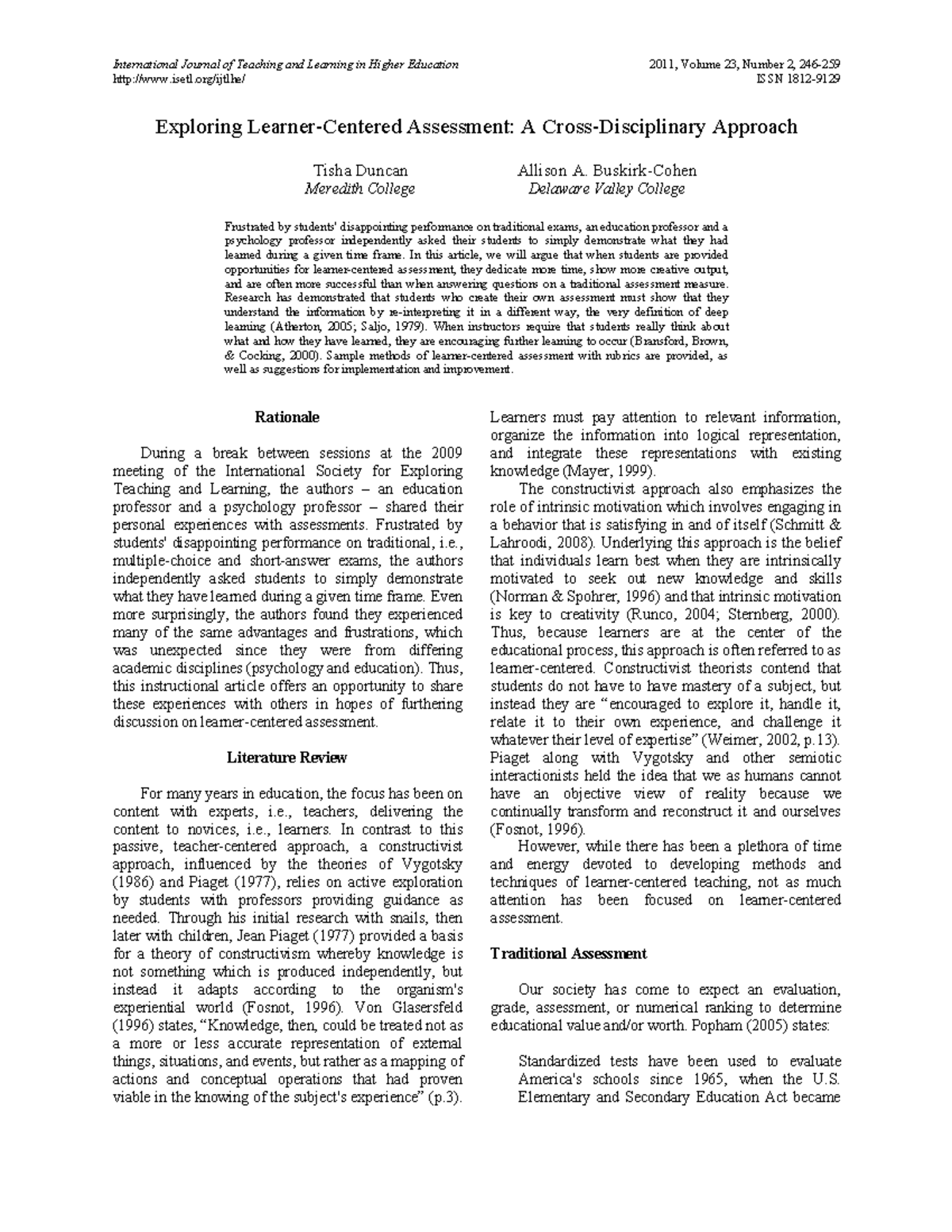 5440 child-centered assessment - International Journal of Teaching and ...