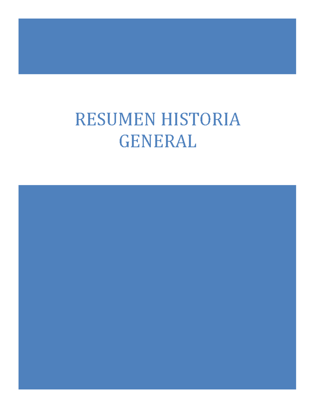 Resumen Historia General - Warning: TT: undefined function: 32 Warning: TT: undefined function ...