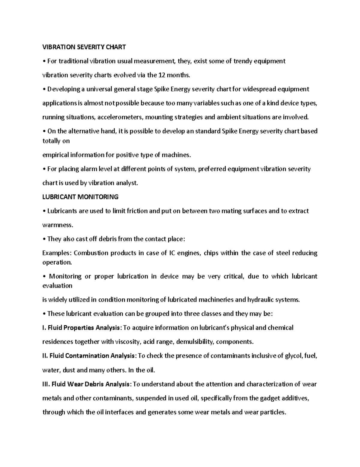 ME Module 3 PART 5 - Suresh Gopi - VIBRATION SEVERITY CHART For ...