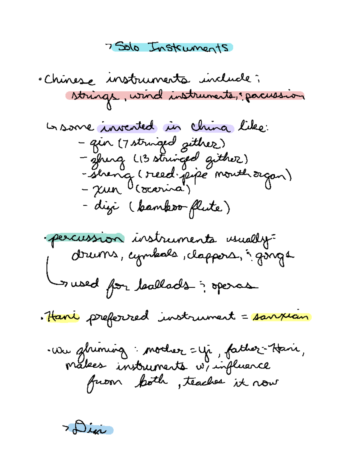 China pt. 2 - solo instruments, ensembles, religion music traditions ...