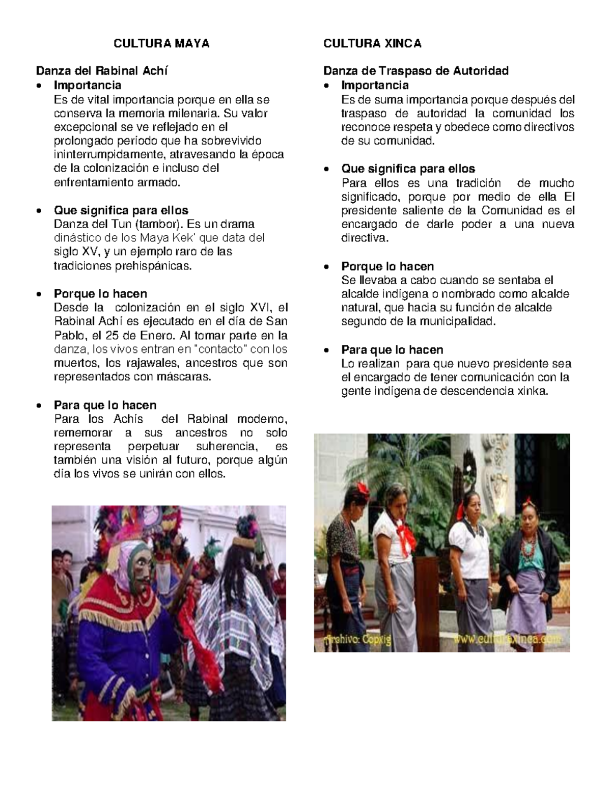 Cultura MAYA - CULTURA MAYA Danza del Rabinal Achí Importancia Es de ...