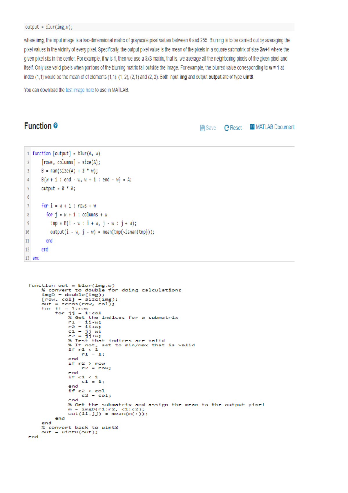 Ejercicio matlab de programación - Studocu