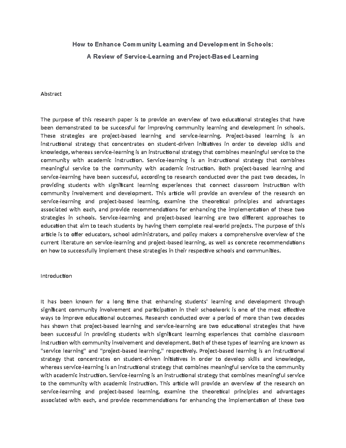 How to Enhance Community Learning and Development in Schools - These ...