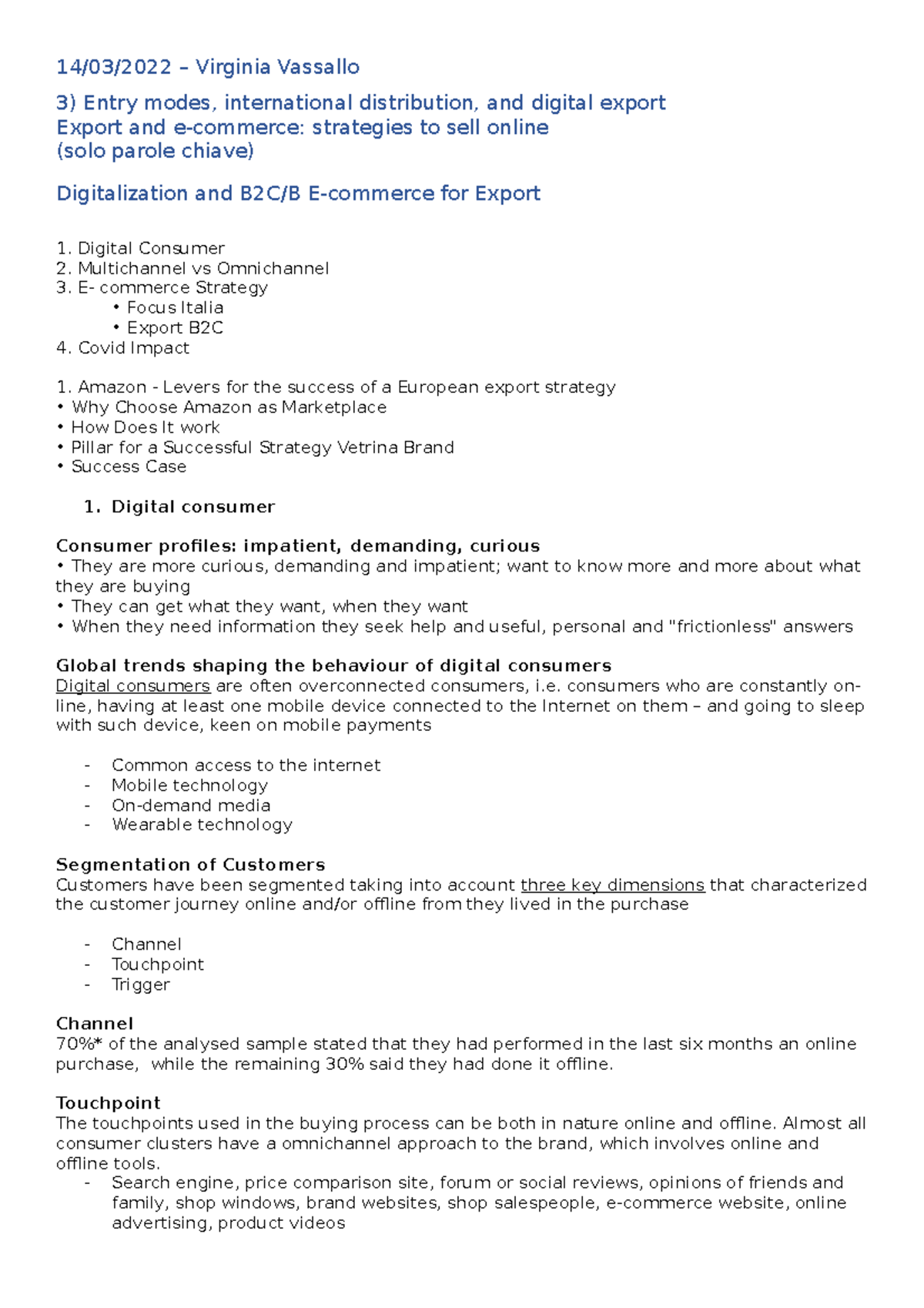 IF Lesson 7 - Entry modes, international distribution, and digital ...