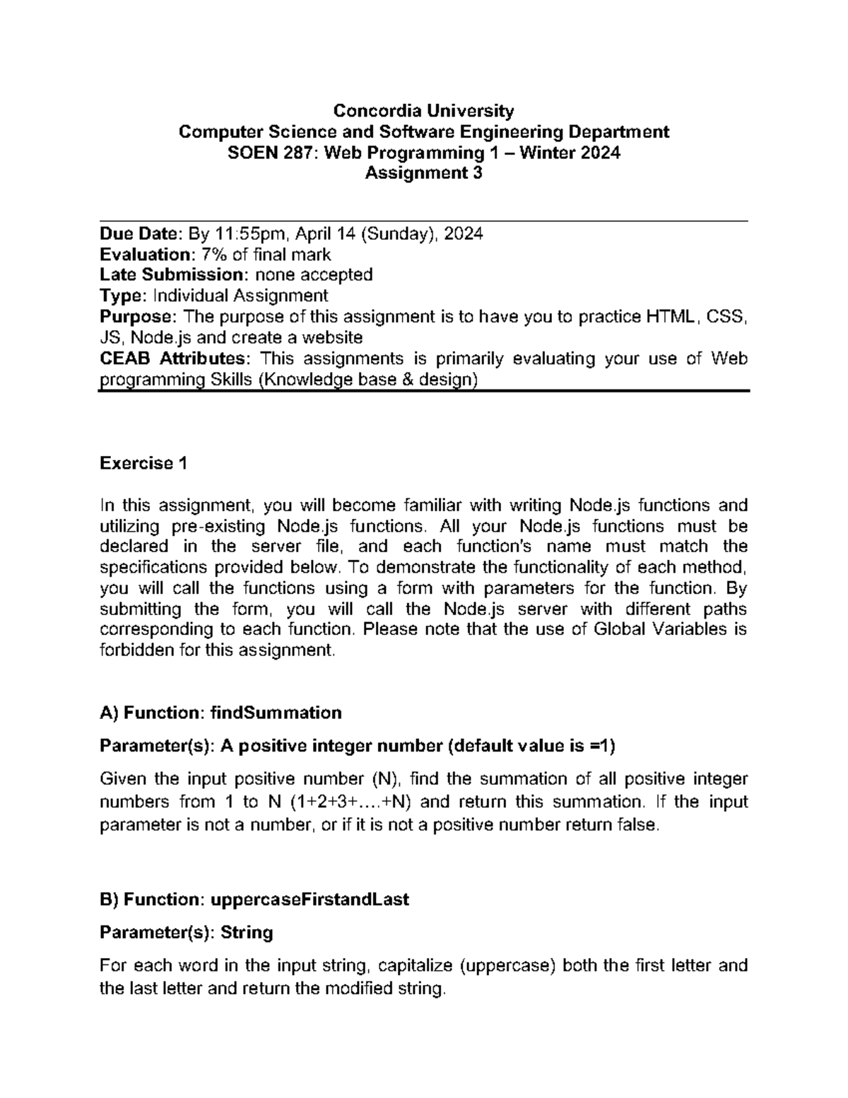 A3Winter 2024-Node Js - Concordia University Computer Science and Software Engineering ...