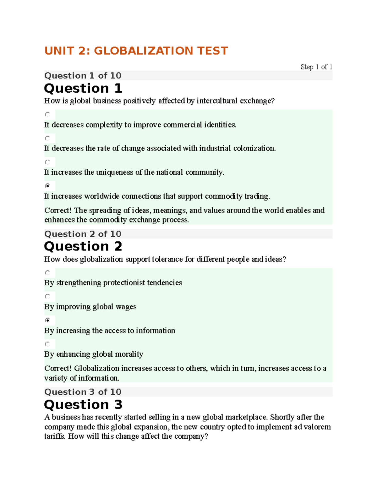 D080 UNIT 2 Test - Course Materials Test- Great for Study - UNIT 2 ...