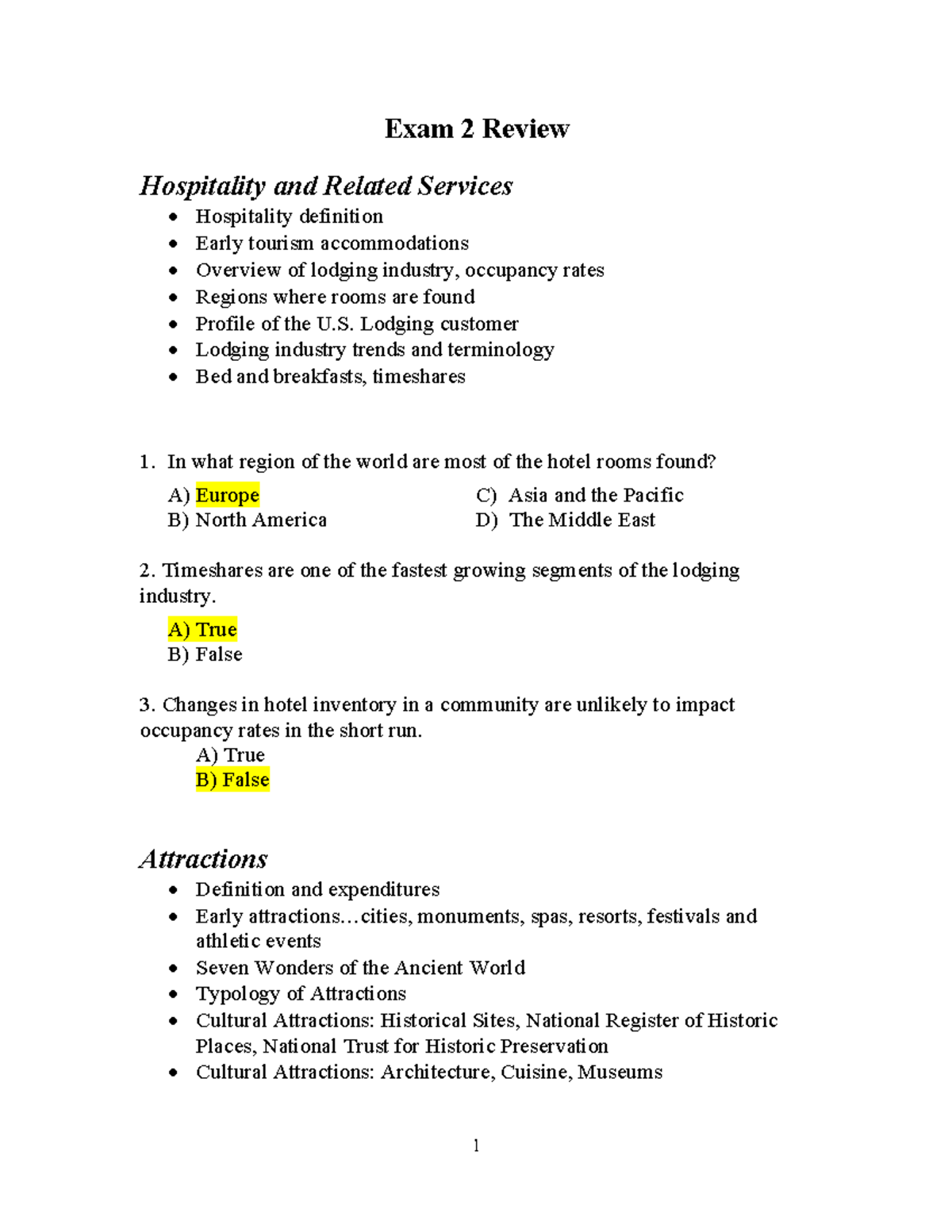 EXAM 2 Study Guide - This is a complete topics list for exam 2 with ...