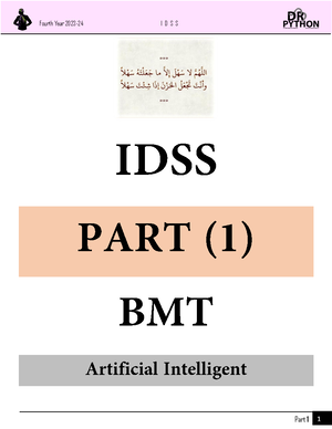 IDSS Part 3 (Section) - Summary Artificial Intelligence - Logic Programming and Prolog Overview ...