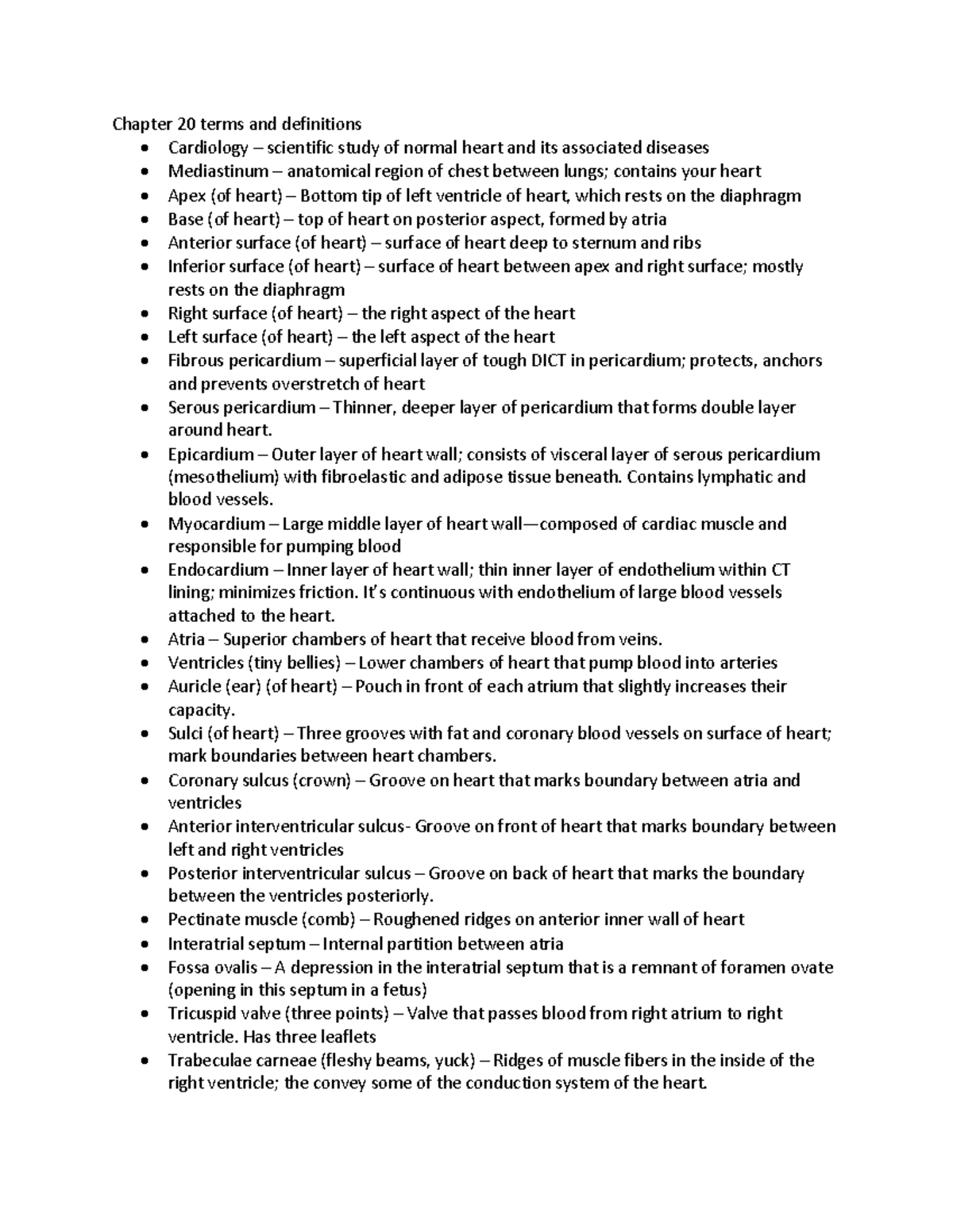Chapter 20 terms and definitions - Chapter 20 terms and definitions ...