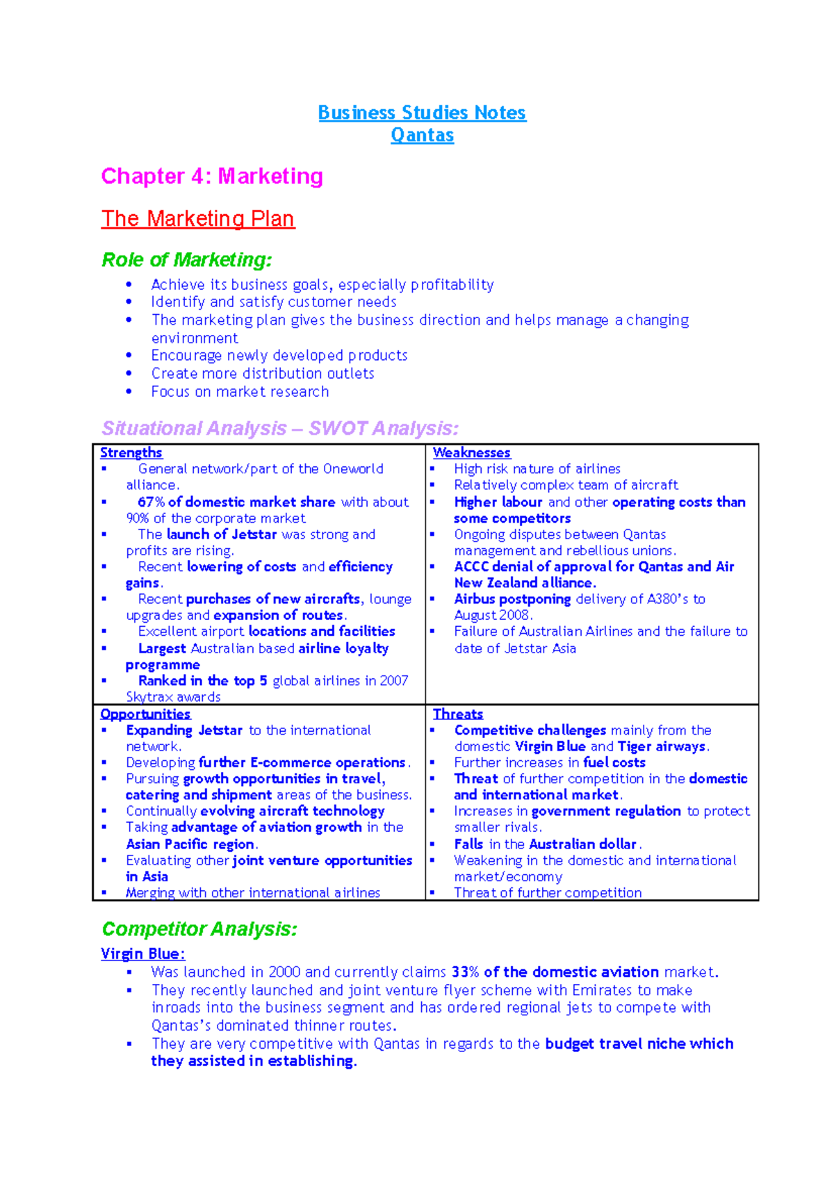 Courses arts business 1428304524 2006 Business Studies Notes - Business ...