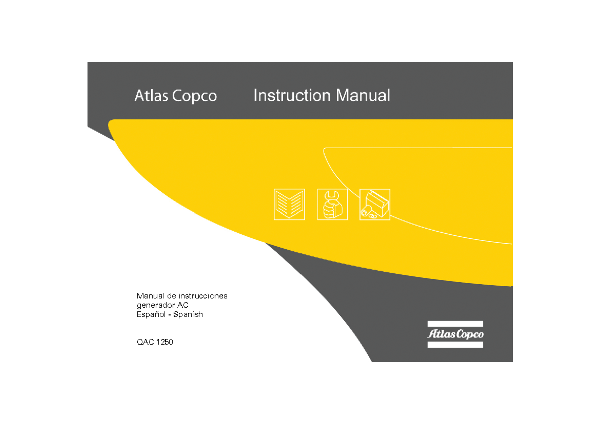 Manual DE Motogenerador QAC 1250 ES - QAC 1250 Manual de instrucciones ...